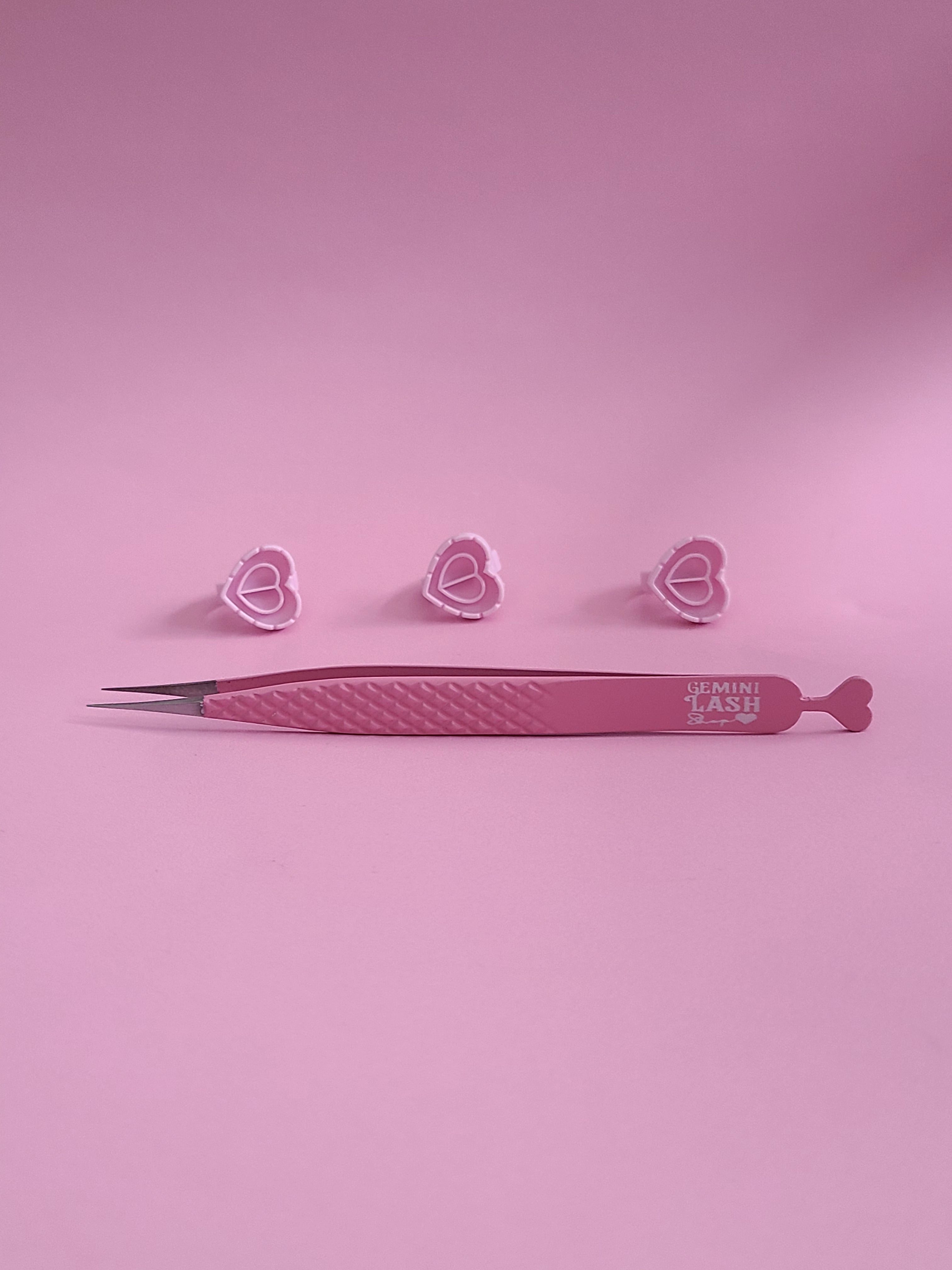 Sweet Heart Straight - Eyelash Extension Tweezer – GEMINI LASH SHOP